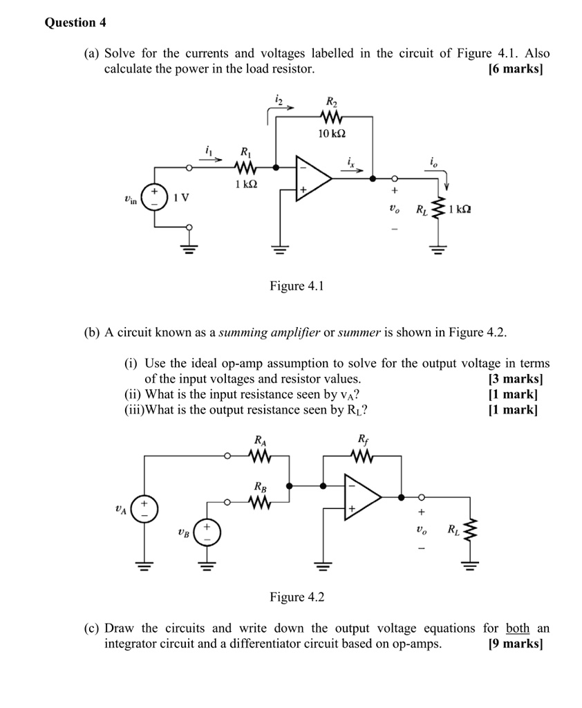 SOLVED: Text: Question 4 (a) Solve for the currents and voltages ... SOLVED: Text: Question 4 (a) Solve for the currents and voltages ...