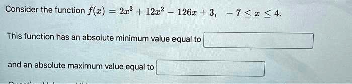 SOLVED: Consider the function f(z) 21? + 1222 1262 + 3, 7