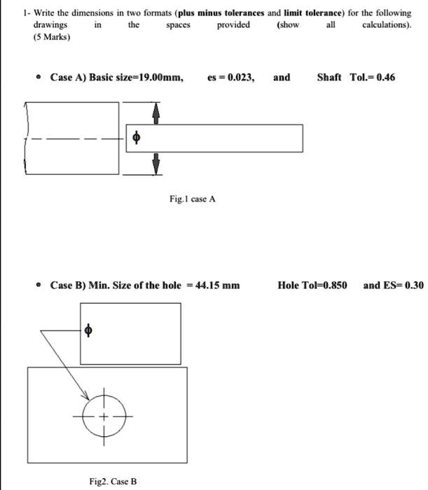 Tutorial 2 Fundamental Rules Of Dimensioning Types Of Dimensions ...