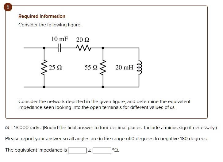 required information consider the following figure 10 mf 20 25 55 20 mh consider the network ...
