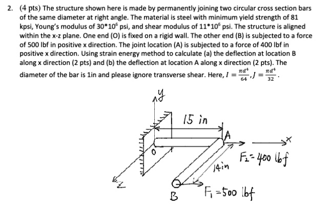 4 pts the structure shown here is made by permanently joining two ...