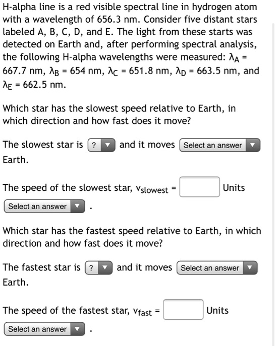 h alpha line is a red visible spectral line in hydrogen atom with a ...