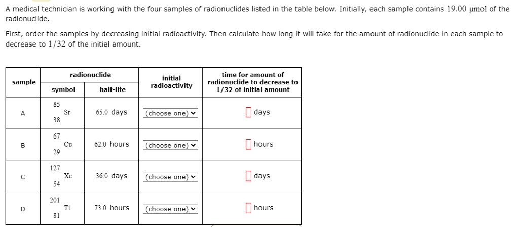 SOLVED: A medical technician is working with the four samples of ...