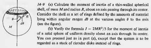 SOLVED: 14 9 (a) Calculale thc momcnt of inertia of thin-walled ...