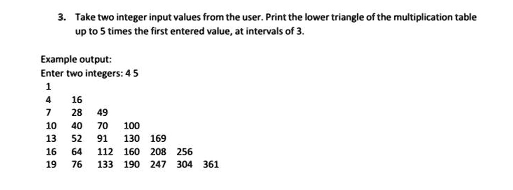 Solved Write In C Write In C Take Two Integer Input Values From The User Print The Lower 9755