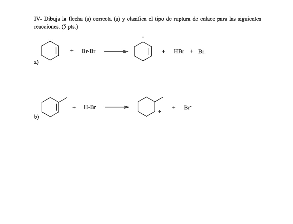 SOLVED: IV - Dibuja la flecha reacciones. pts ) cortecta y clasifica el ... SOLVED: IV - Dibuja la flecha reacciones. pts ) cortecta y clasifica el ...