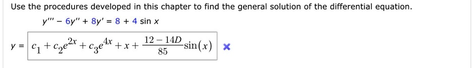 SOLVED: Use the procedures developed in this chapter to find the ...