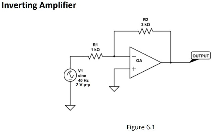 SOLVED: Pspice Simulation: a) Simulate the circuit in the figure 6.1 (in pspice) and present the ...