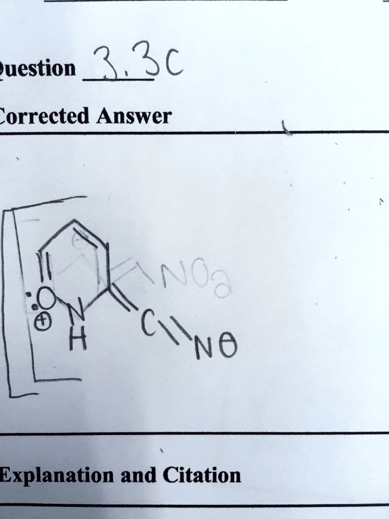 SOLVED: Draw all important resonance structures of the compound shown below and show the curved ...