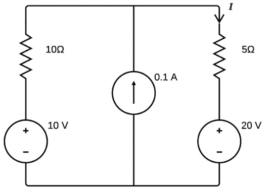 SOLVED: Superposition Theorem in a three-source circuitCalculate the ...