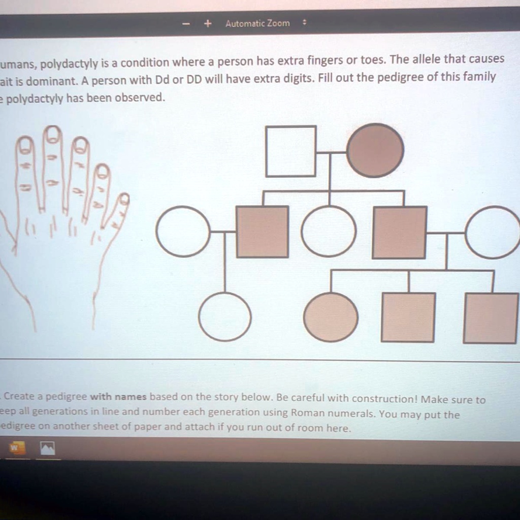 SOLVED: 50 POINTS HELP FRFR 4. In humans, polydactyly is a condition ...