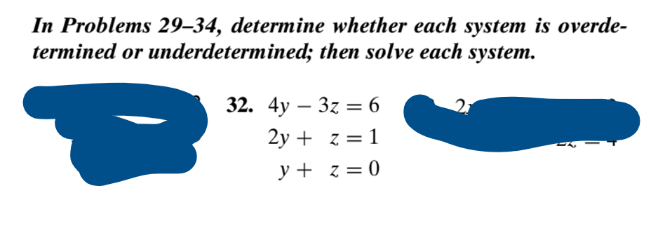 SOLVED: In Problems 29-34, determine whether each system is ... SOLVED: In Problems 29-34, determine whether each system is ...