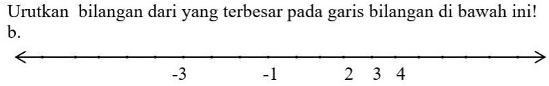 SOLVED: bantu aku kak plise mohonn Urutkan bilangan dari yang terbesar ... SOLVED: bantu aku kak plise mohonn Urutkan bilangan dari yang terbesar ...
