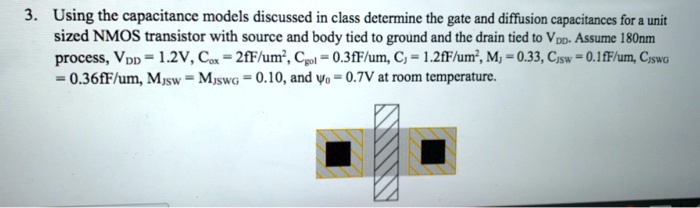 VIDEO solution: Using the capacitance models discussed in class ...