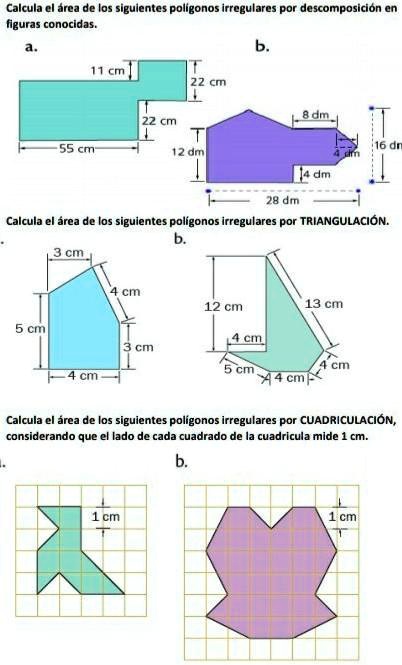 Perímetro De Polígonos Irregulares