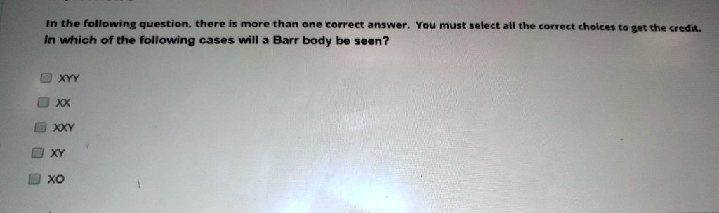 Solved The Following Question Has More Than One Correct Answer You