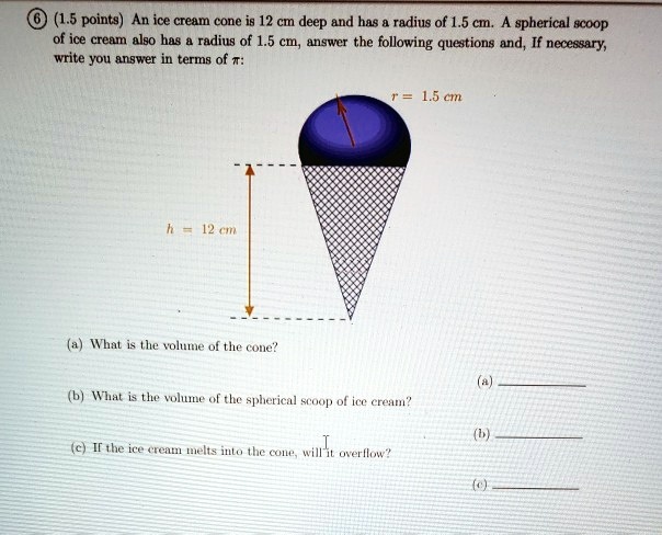 Ice Cream Cone Volume