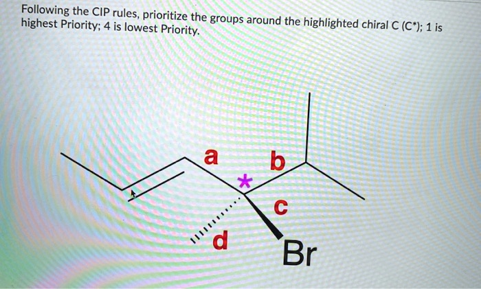 following the cip rules prioritize the highest priority 4 is lowest ...