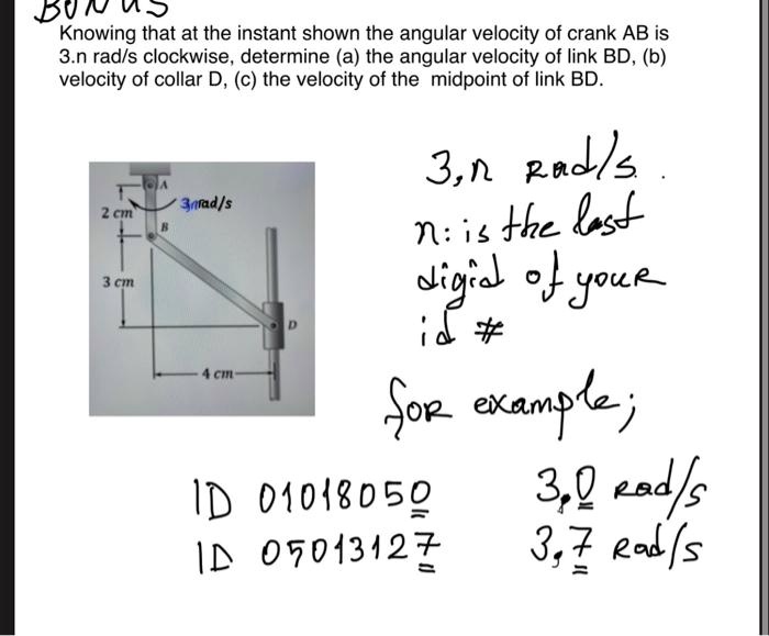 Solved Texts N 2 Emergent Please Bonus Knowing That At The Instant Shown The Angular