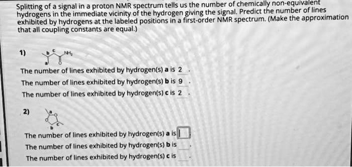 SOLVED: organic chemistry NMR the 1st questions answer is correct. please help solve #2 ...
