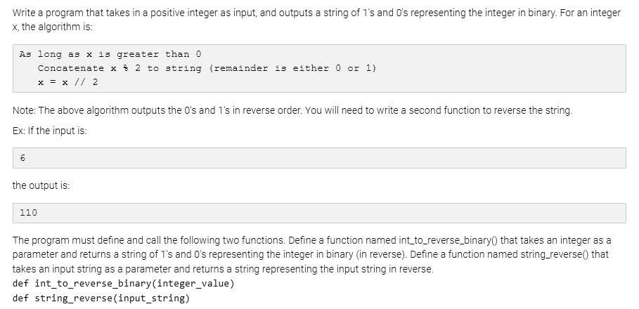 Solved Text Help In Python Here Is The Algorithm 1 Initialize A Variable X With The Given 0954