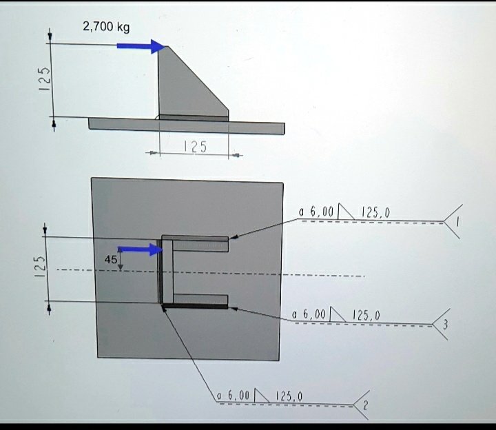 SOLVED: 'in the figure below shows an end stop manufactured from 20 mm ...