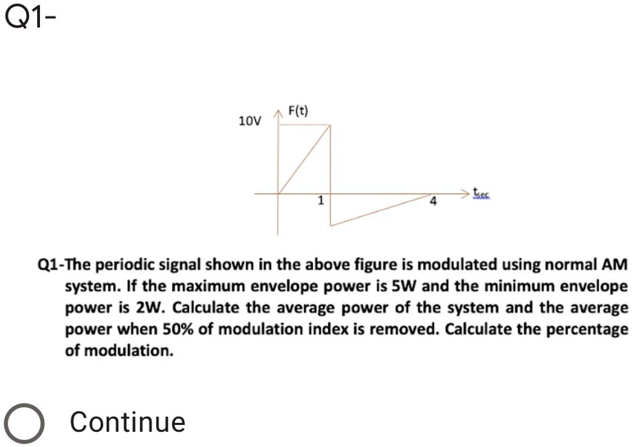 SOLVED: F(t) 10V Le Q1 - The periodic signal shown in the above figure ...