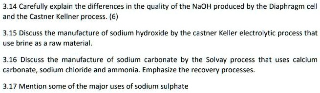 SOLVED: 3.14 Carefully explain the differences in the quality of the ...