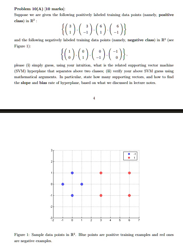 Problem 10(A) [10 marks]: Suppose we are given the following positively ...