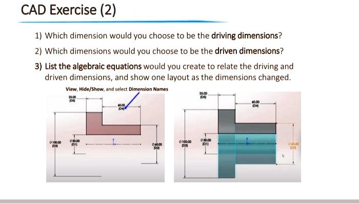 SOLVED: Text: Can somebody help me step by step in SolidWorks? CAD ...