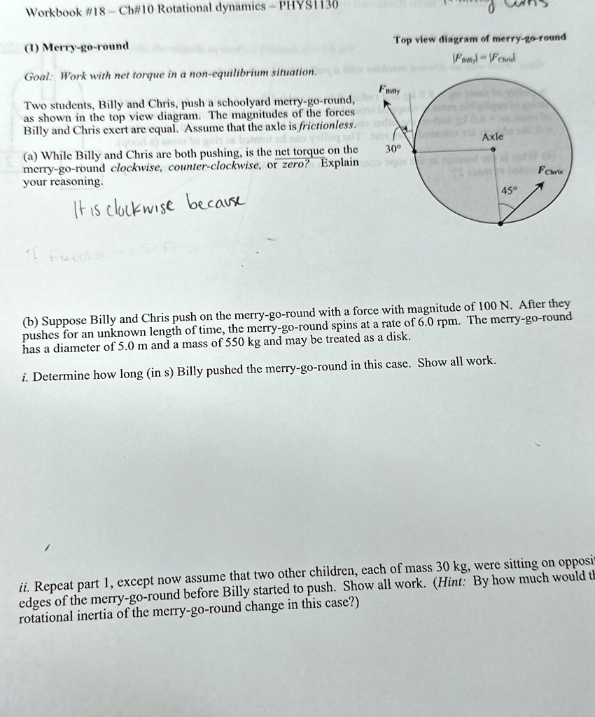 workbook 18 ch10 rotational dynamics phys1130 1 merry go round goal ...