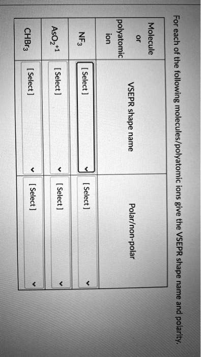 for chbra 8 ejn ion polyatomic molecule each of the select select ...