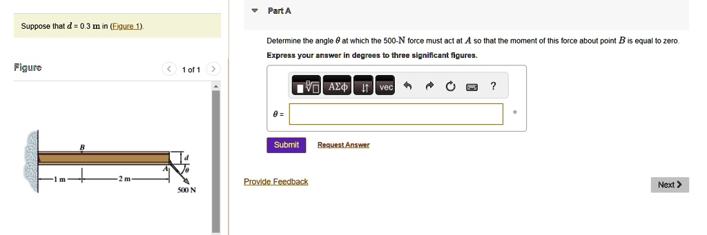 [get Answer] Suppose That D 0 3 M In Figure 1 Figure Part A Determine The Angle θ At Which