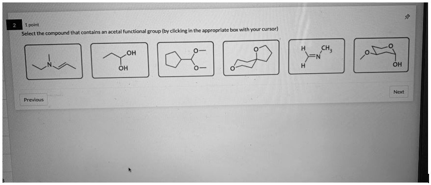 [GET ANSWER] apoln that contains an acctal functional group by clicking in the appropriate box ...
