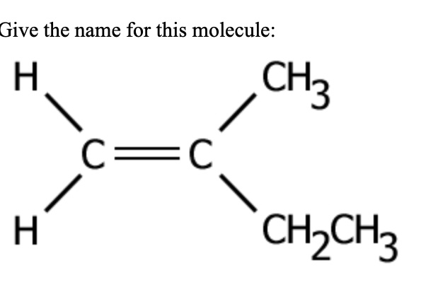 SOLVED: Give the name for this molecule: H CH3 FC H CH3CH3