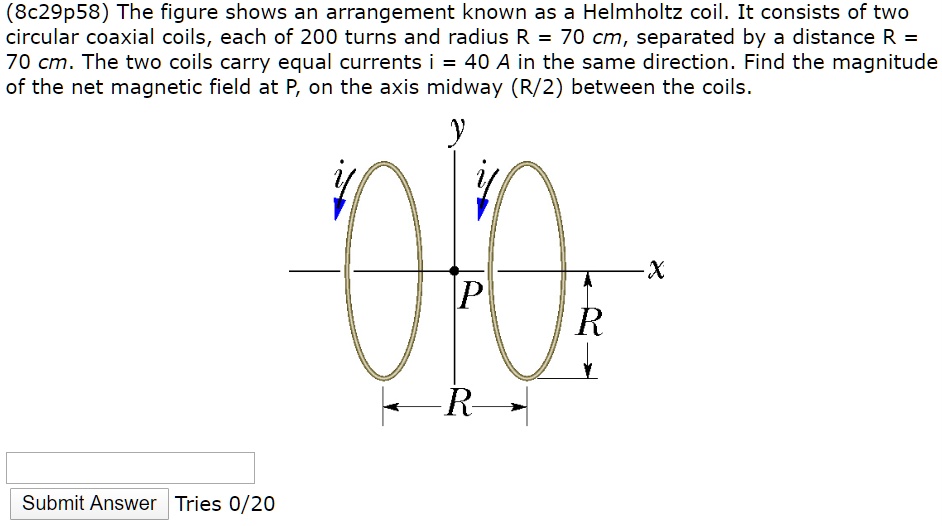 SOLVED: The figure shows an arrangement known as a Helmholtz coil. It ...