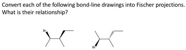 Convert each of the following bond-line drawings into Fischer ...