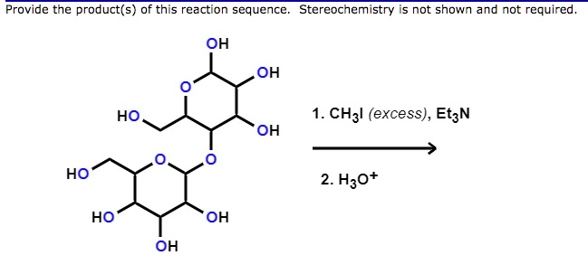 provide tne products of this reaction equence stereocnemistry not shown ...