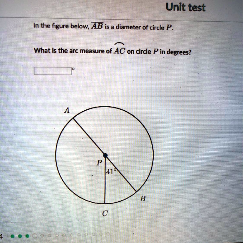 SOLVED: 'In the figure below, AB is a diameter of circle P. What is the ...