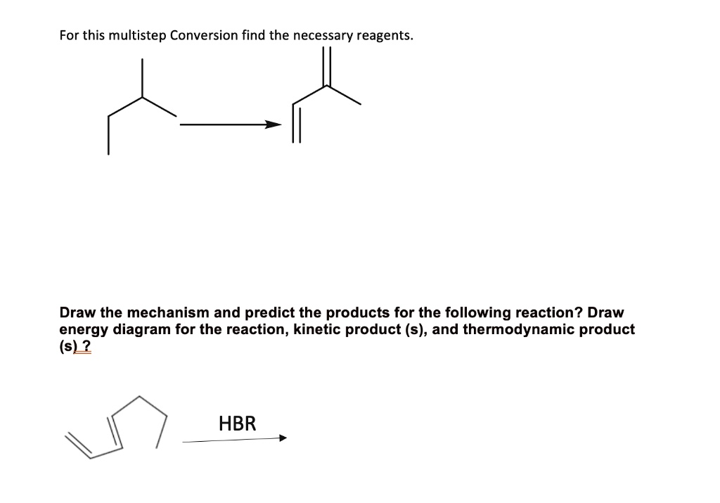SOLVED:For this multistep Conversion find the necessary reagents. Draw ...