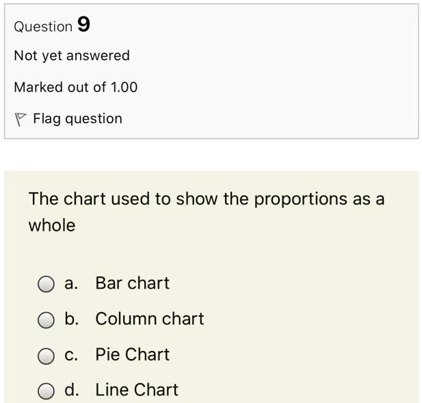 SOLVED: Question 9 Not yet answered Marked out of 1.00 Flag question ... SOLVED: Question 9 Not yet answered Marked out of 1.00 Flag question ...