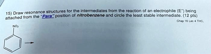 SOLVED: Resonance structures for the intermediates from the reaction of ...