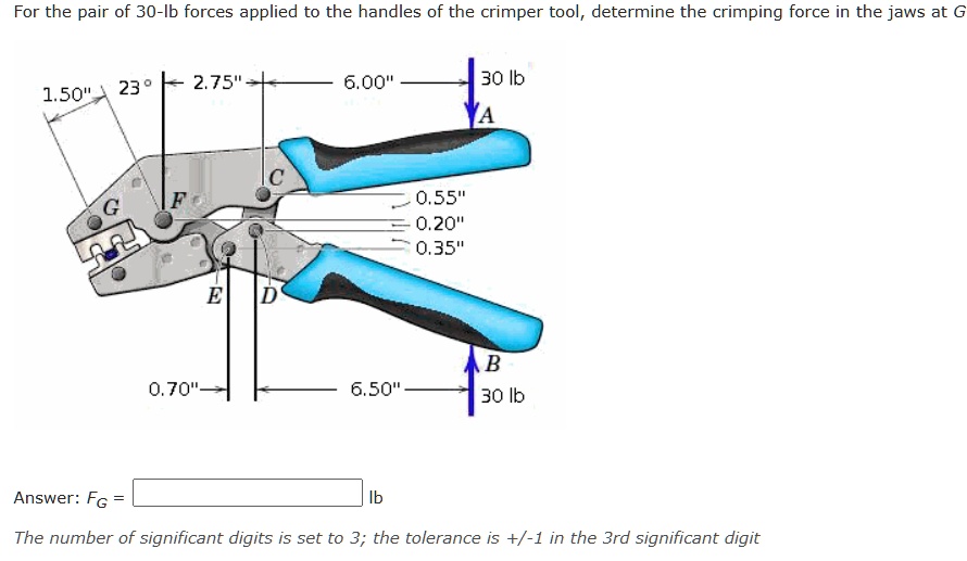 SOLVED: This is a statistics question. For the pair of 30-lb forces ...