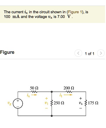 SOLVED: Part A Find io. Part B Find i1. Part C Find i2. The current ix in the circuit shown in ...