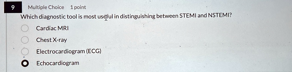 multiple choice 1 point which diagnostic tool is most useful in ...