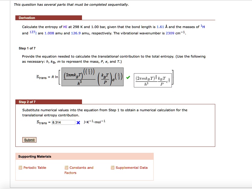 SOLVED: This question has several parts that must be completed ...