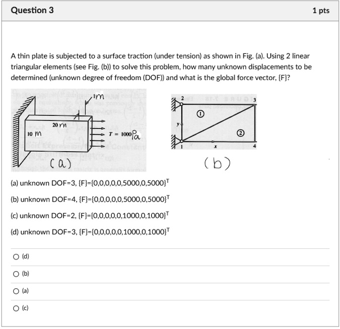 A thin plate is subjected to a surface traction under tension, as shown ...