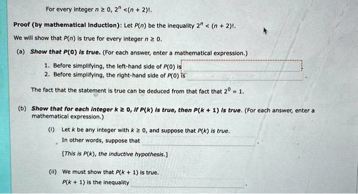 SOLVED: For every integer n, 2