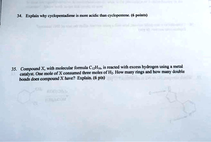 SOLVED: Compound X with molecular formula CuH2 is reacted with excess hydrogen using a metal ...