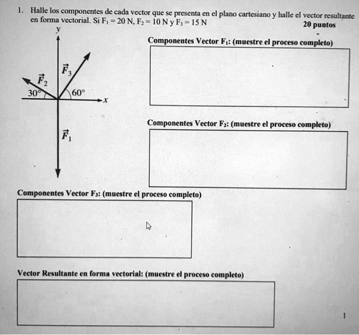 SOLVED: Find the components of each vector presented in the Cartesian ...